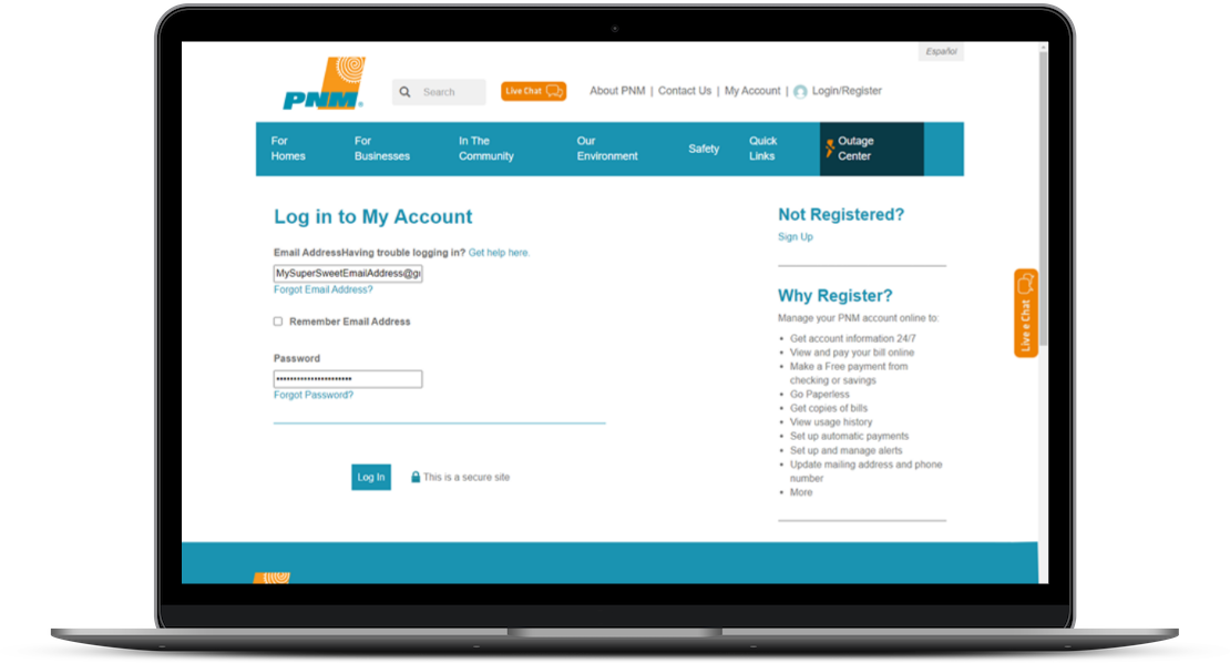 Additional Account Security - pnmprod - pnm.com